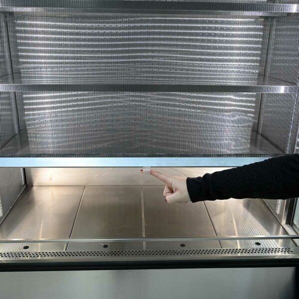 Expositor Quente Aberto Vertical Inox 780L - Kolde